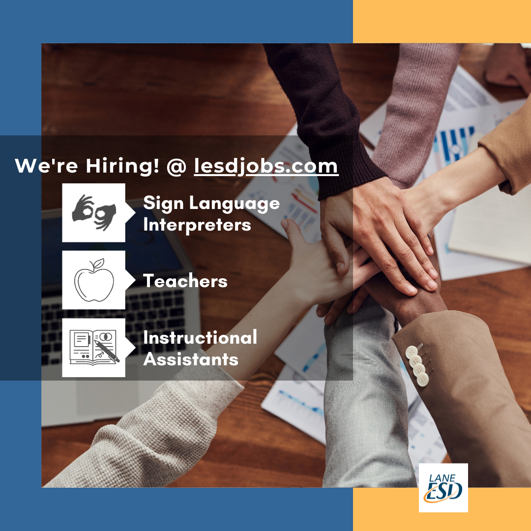 We are hiring! - Lane Education Service District